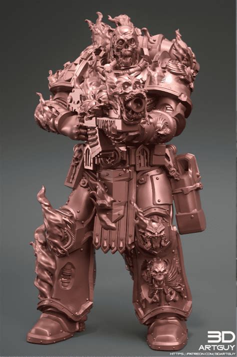 Dorn Trazyn Creed And New Sci Fi Alternatives For April From 3dartguy