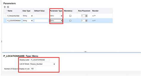 oracle dependent parameter example kaan can calkan