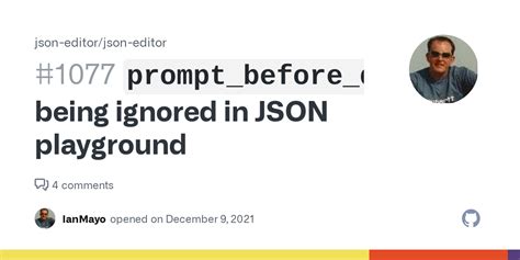 Prompt Before Delete Being Ignored In JSON Playground Issue Json Editor Json Editor