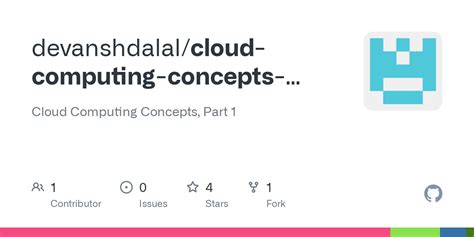 GitHub Devanshdalal Cloud Computing Concepts Part Cloud Computing Concepts Part