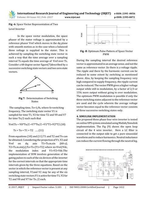 A Novel Four Wire Inverter System Using Svpwm Technique For Ups Applications Pdf