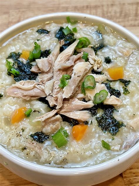 Korean Chicken Porridge Dak Juk Love Korean Food