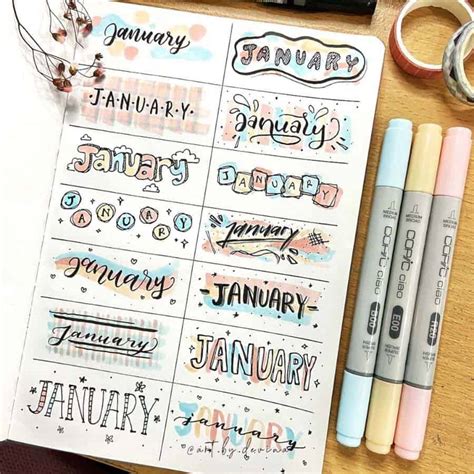 Easy And Fun Header Ideas For Cute Notes Masha Plans