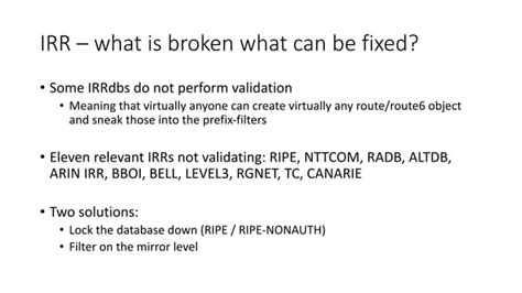 Routing Security Roadmap Ppt