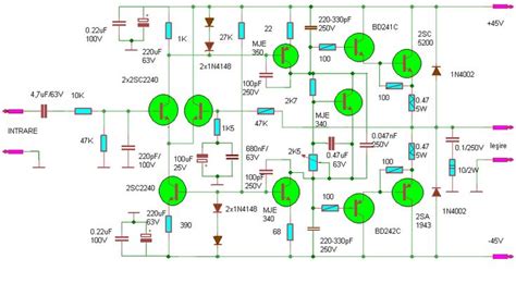Amplificator în Clasa Ab Hi Fi Amplificador De Audio Electrónica Accesorios Para Camiones