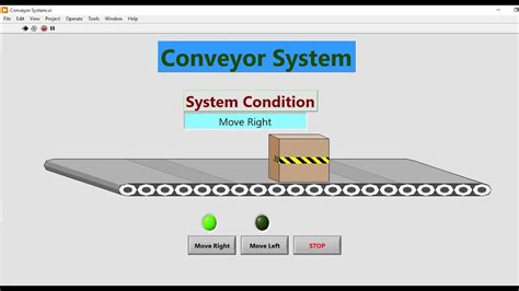Conveyor System In Labview Scada Design In Labview Youtube