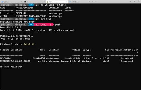 Accessing Microsoft Azure Using Powershell Or Command Line Interface Pieters Cloud Journey