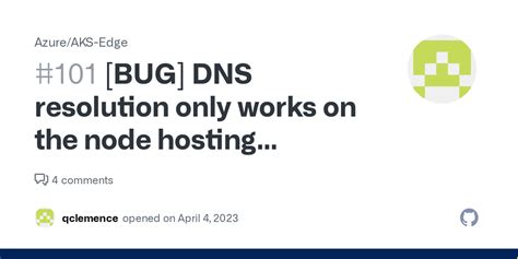 Bug Dns Resolution Only Works On The Node Hosting Coredns In A Three