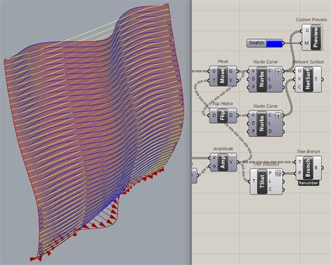 Gradual Modification Of Multiple Curves Based On Target Curve Grasshopper Mcneel Forum