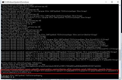 python安装scrapy图文教程 python 脚本之家