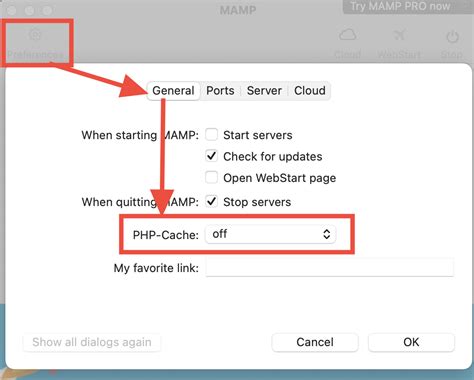 Php Turn Off Caching In Mamp Stack Overflow