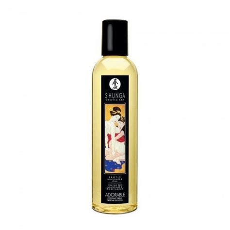 Shunga Erotische Massageolie 250 Ml Kokos Voor Extra Lang
