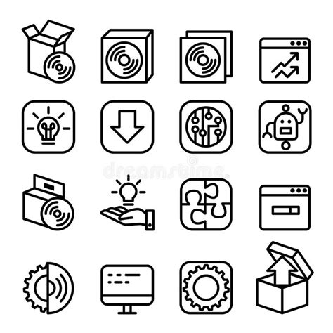 Setup Configuration Maintenance Icon Stock Illustration