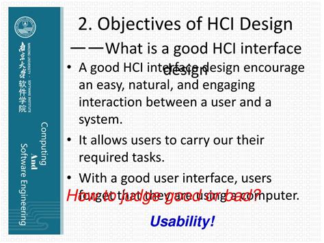 ppt computing and se ii chapter 10 hci human computer interface
