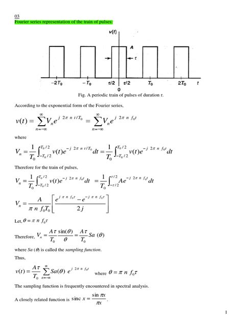 Handout 03 Ct Pdf Fourier Transform Convolution