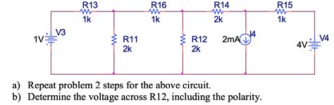 Solved For A Label The Nodes In The Circuit Place A Chegg