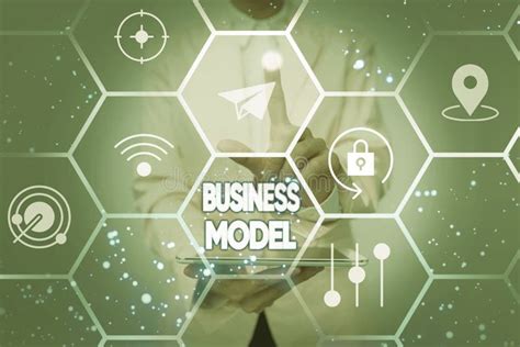 Writing Displaying Text Business Model Business Approach Strategy That