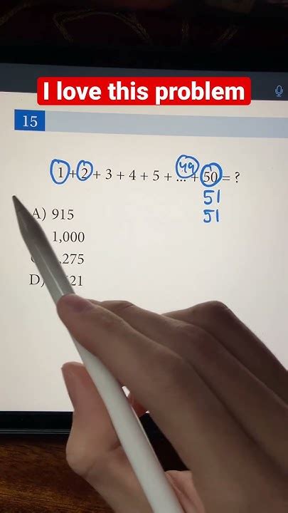 adding consecutive numbers math trick problem algebra mathhack