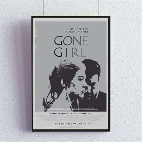 Gone Girl Movie Poster 2024 High Quality Canvas Wall Art Room Decor T For Him Her Etsy