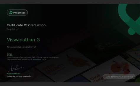 Sql Prepinsta Database Datascience Viswanathan G