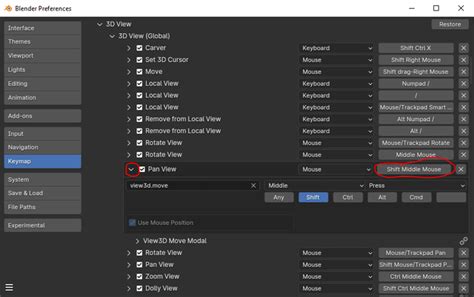 Does Anyone Know How To Keybind Panning In Blender To The Thumb Buttons
