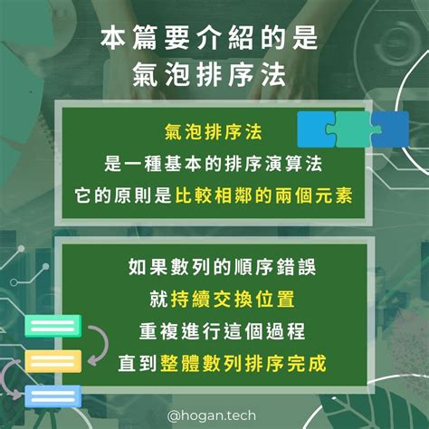 排序演算法(三)氣泡排序法 Hogan與小波 Hogantech Dcard 排序演算法(三)氣泡排序法 Hogan與小波 Hogantech Dcard