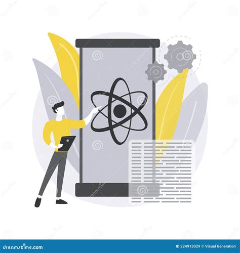 Quantum Computing Abstract Concept Vector Illustration Stock Vector Illustration Of Cartoon