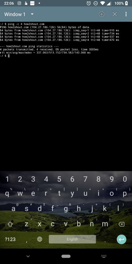 How To Ping To Test A Website IP Address From An Android Device H S Media