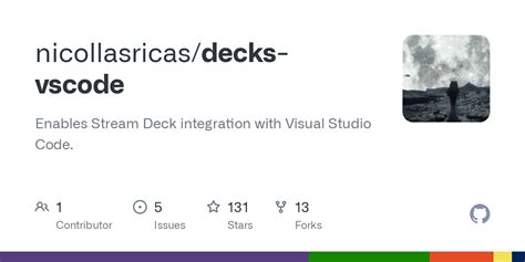 github nicollasricas decks vscode enables stream deck integration