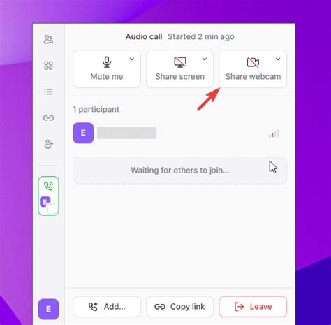 [windows] Sharing A Webcam Video Tuple Documentation