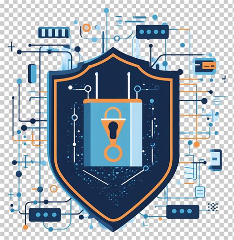 Cyber Security Digital Security Shield Illustration Png Clipart