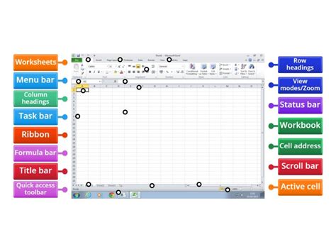 Excel Window Labels Labelled Diagram