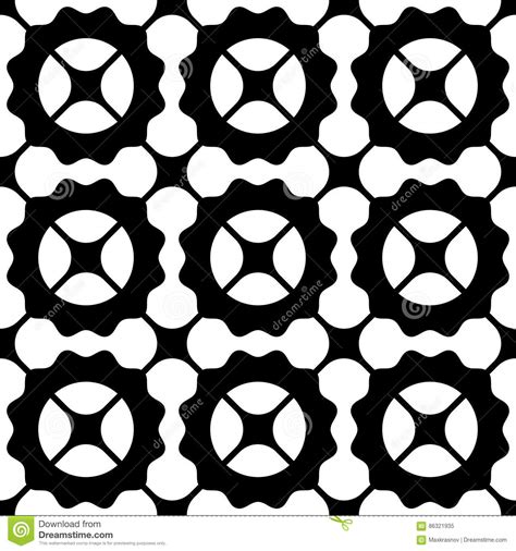Seamless Monochrome Geometric Background Stock Vector Illustration Of Fashion Regular 86321935