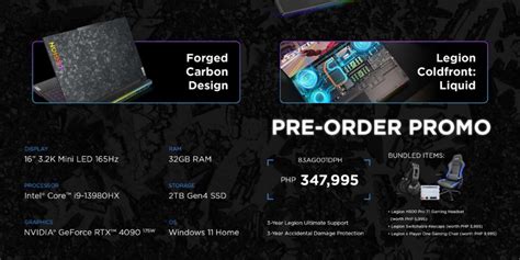 Lenovo Legion I Priced In PH Core I HX RTX And TB SSD Priced At PHP