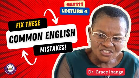 lecture 4 gst111 the english sentence and some common errors of