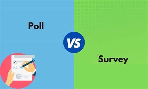 Poll Vs Survey Whats The Difference With Table
