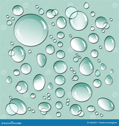 Different Size Droplets Stock Illustration Illustration Of Sparse