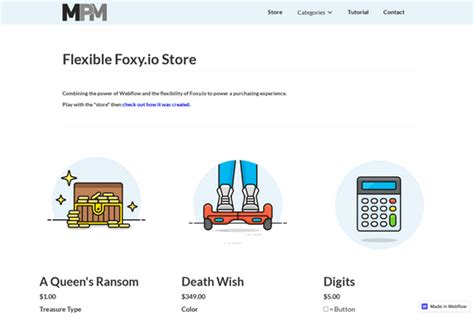 Prices Groovy Project Webflow