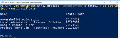 PowerShell For Beginners Part Get It All From Windows With PowerShell And WMI SID