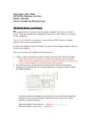 Netw310w1labreport Juhas Your Name Steve Juhas NETW310 Professor Lori Farr DATE 1 10 2016