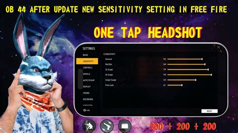 OB After Update New Sensitivity Setting In Free Fire YouTube