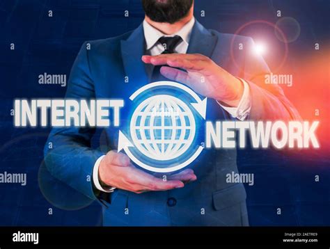 Writing Note Showing Internet Network Business Concept For Connects