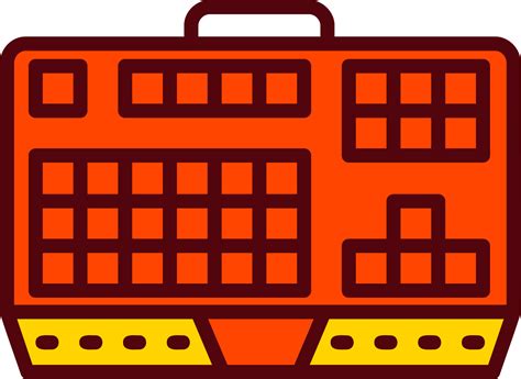 Gaming Keyboard Vector Icon 15997717 Vector Art At Vecteezy