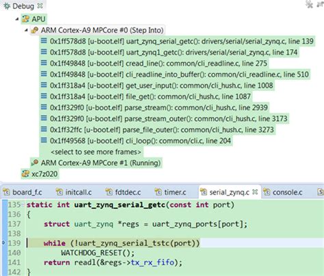 zynq uboot debug in sdk zynq 在线uboot 调试 csdn博客