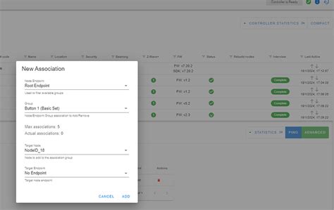 Direct Association Issue With Aeon Labs Wallmote Quad Zw130 On Z Wave Z Wave Home
