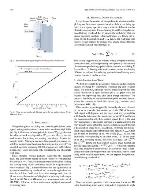 Pdf Techniques Mitigating Update Induced Latency Overhead In Shingled