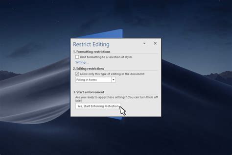 how to create a microsoft word fillable form