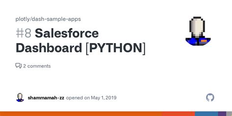 salesforce dashboard [python] · issue 8 · plotly dash sample apps · github
