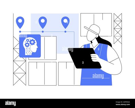 Ai Driven Inventory Automation Abstract Concept Vector Illustration Stock Vector Image And Art Alamy