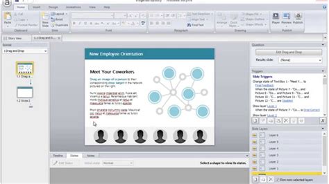 Articulate Storyline Tutorial Editing The Continue Button In This Drag